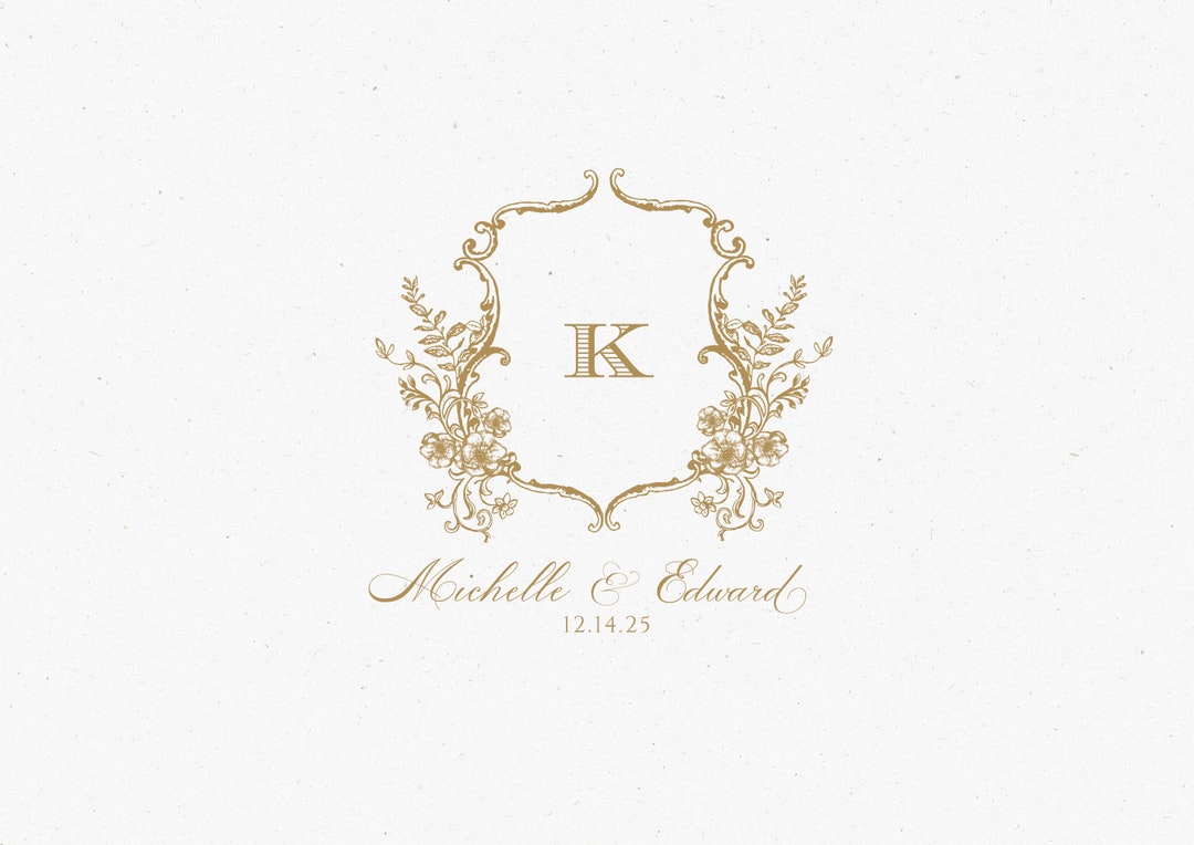 Custom Wedding Logo Design for Unique Wedding Invitations and Wedding ...