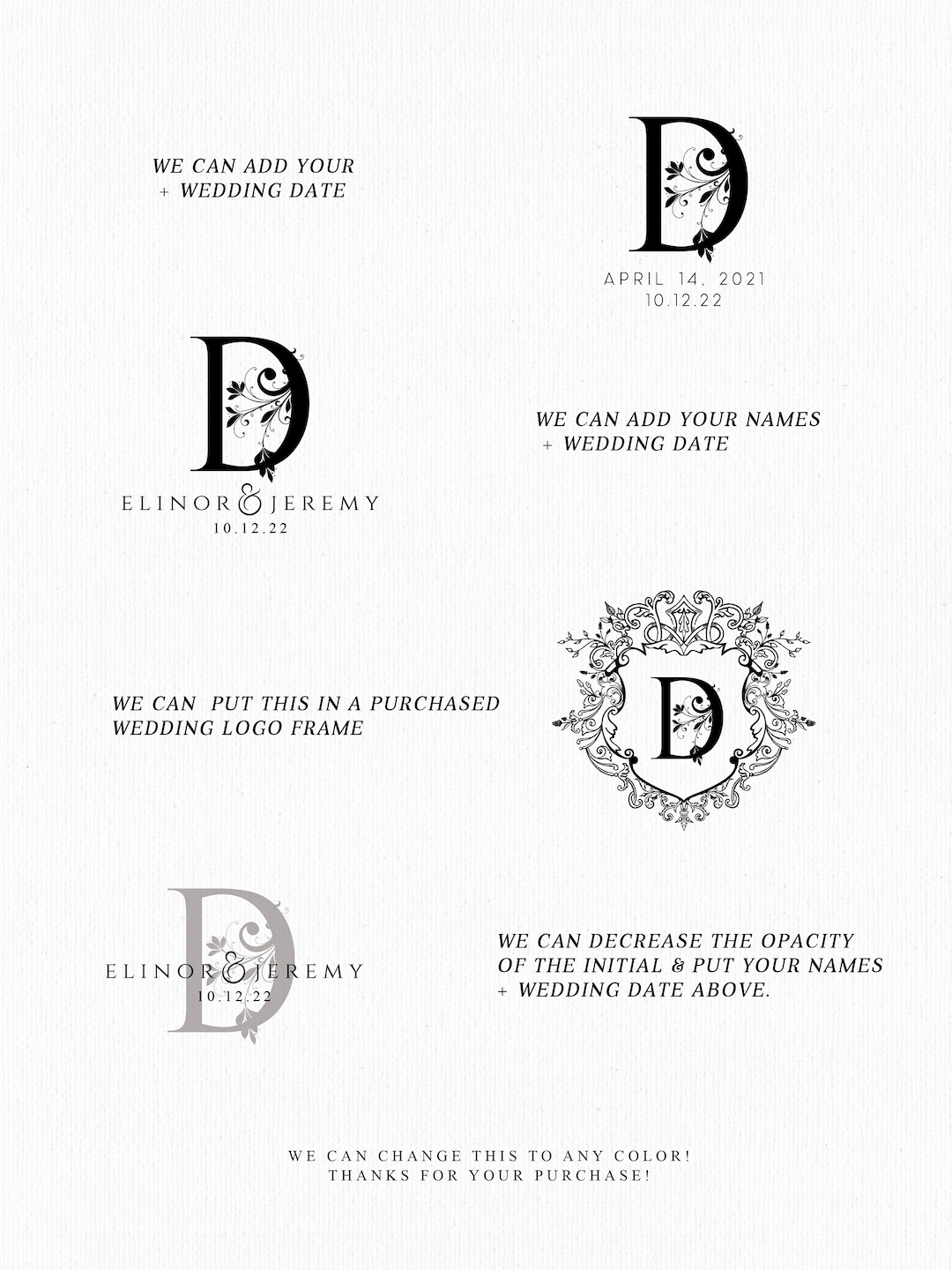 Initial Svg, Wedding Initial, Wedding Initials, Monogram Fonts Svg ...
