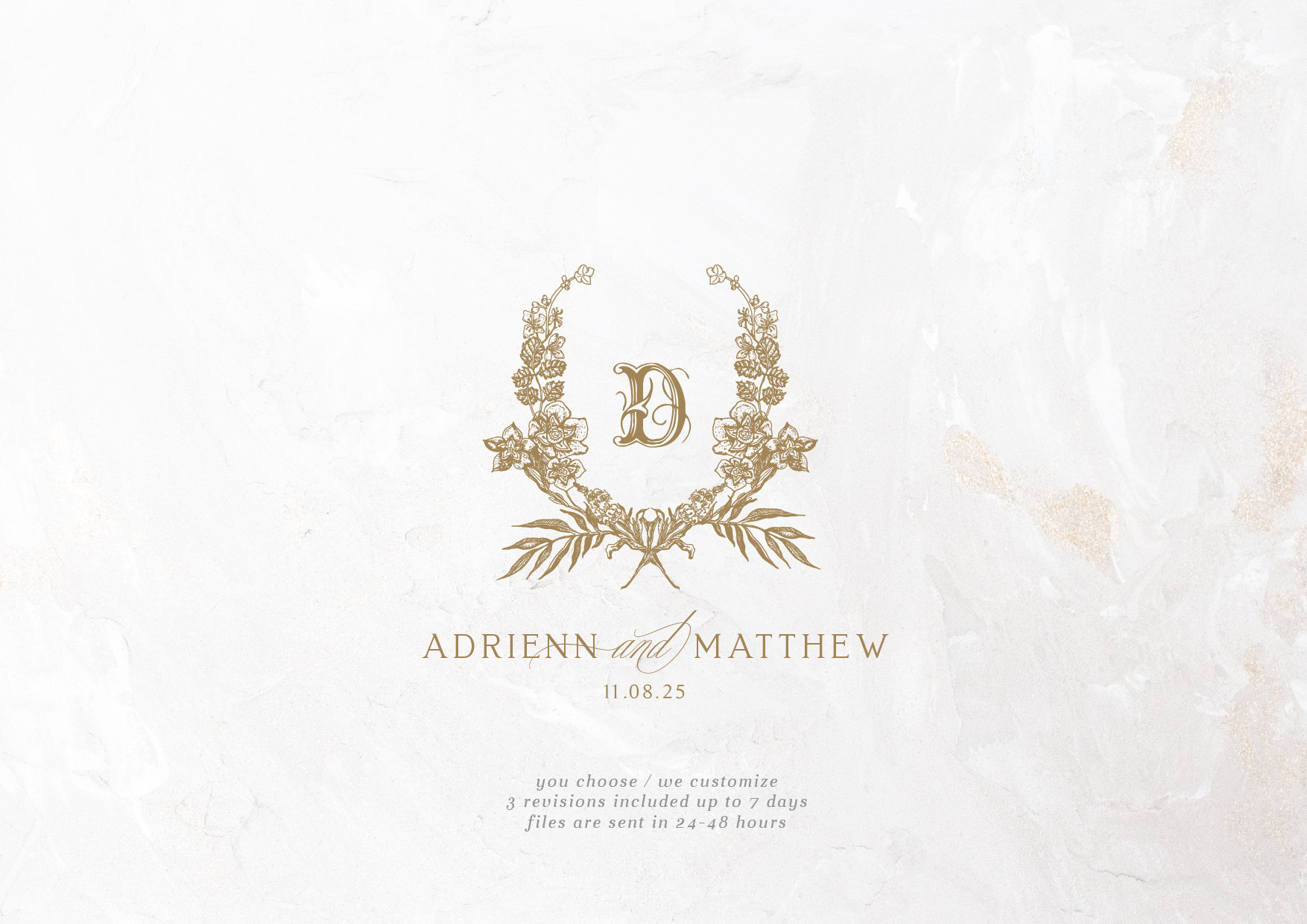 Vintage Wedding Logo Vintage Wedding Laurel Vintage Wreath - Etsy