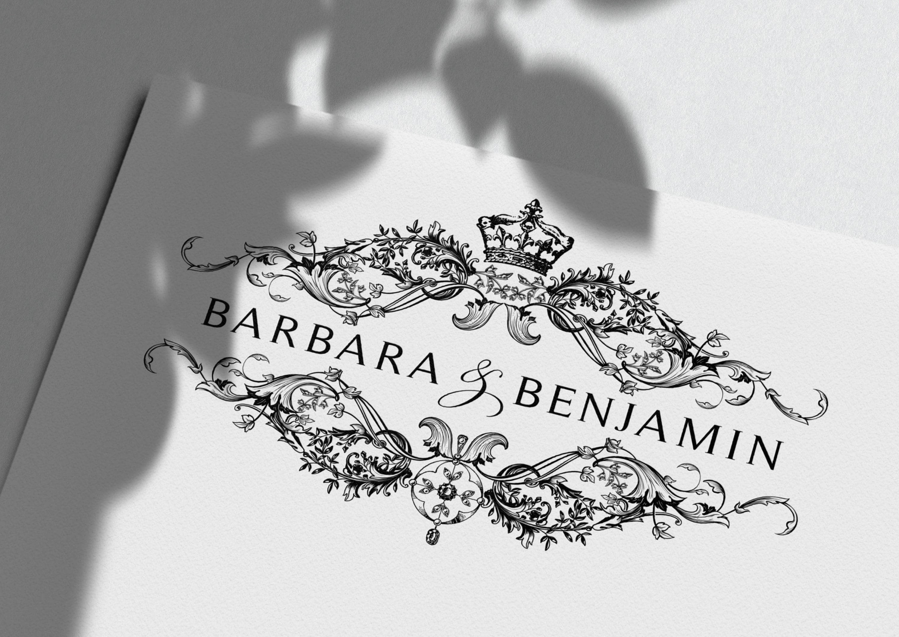 Elegant Indian Wedding Logo Indian Wedding Monogram Royal - Etsy Canada