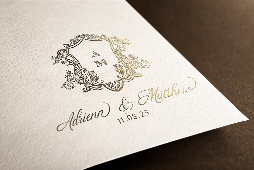 Wedding Logo, Wedding Monogram, Wedding Monogram Logo, Luxury Wedding ...