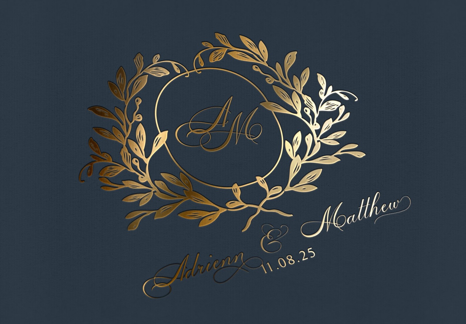 Gold Monogram Crest Wedding Emblem Wedding Shield Shield - Etsy