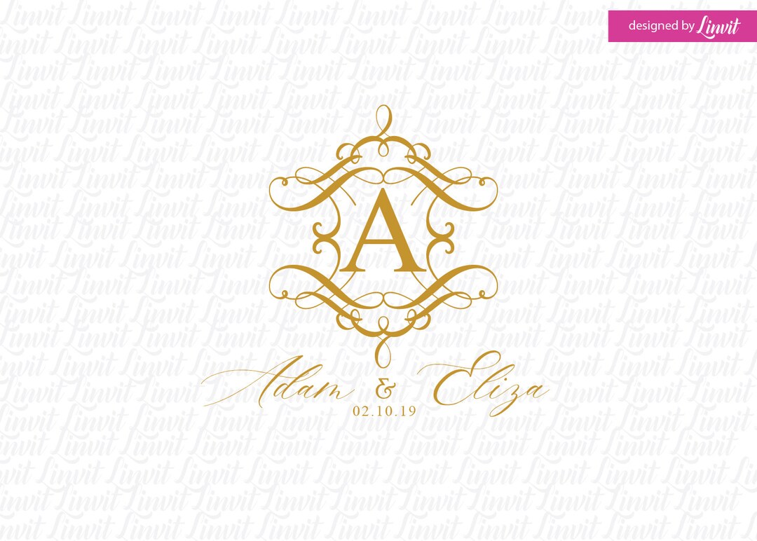 Wedding Logo Wedding Monogram Wedding Monogram Logo Luxury - Etsy