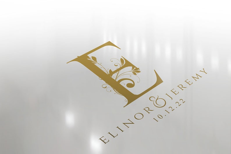 Initial Svg Wedding Initial Wedding Initials Monogram Fonts - Etsy