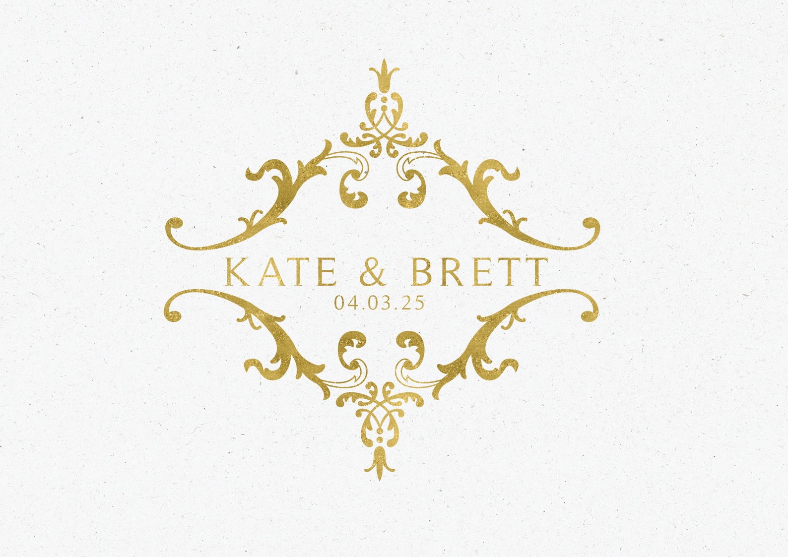 Luxury Wedding Logo, Elegant Royal Crest Monogram (SVG, PNG) - Etsy