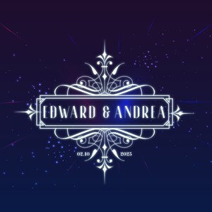 Art Deco Wedding Logo, Great Gatsby Wedding Monogram, Art Deco Wedding ...