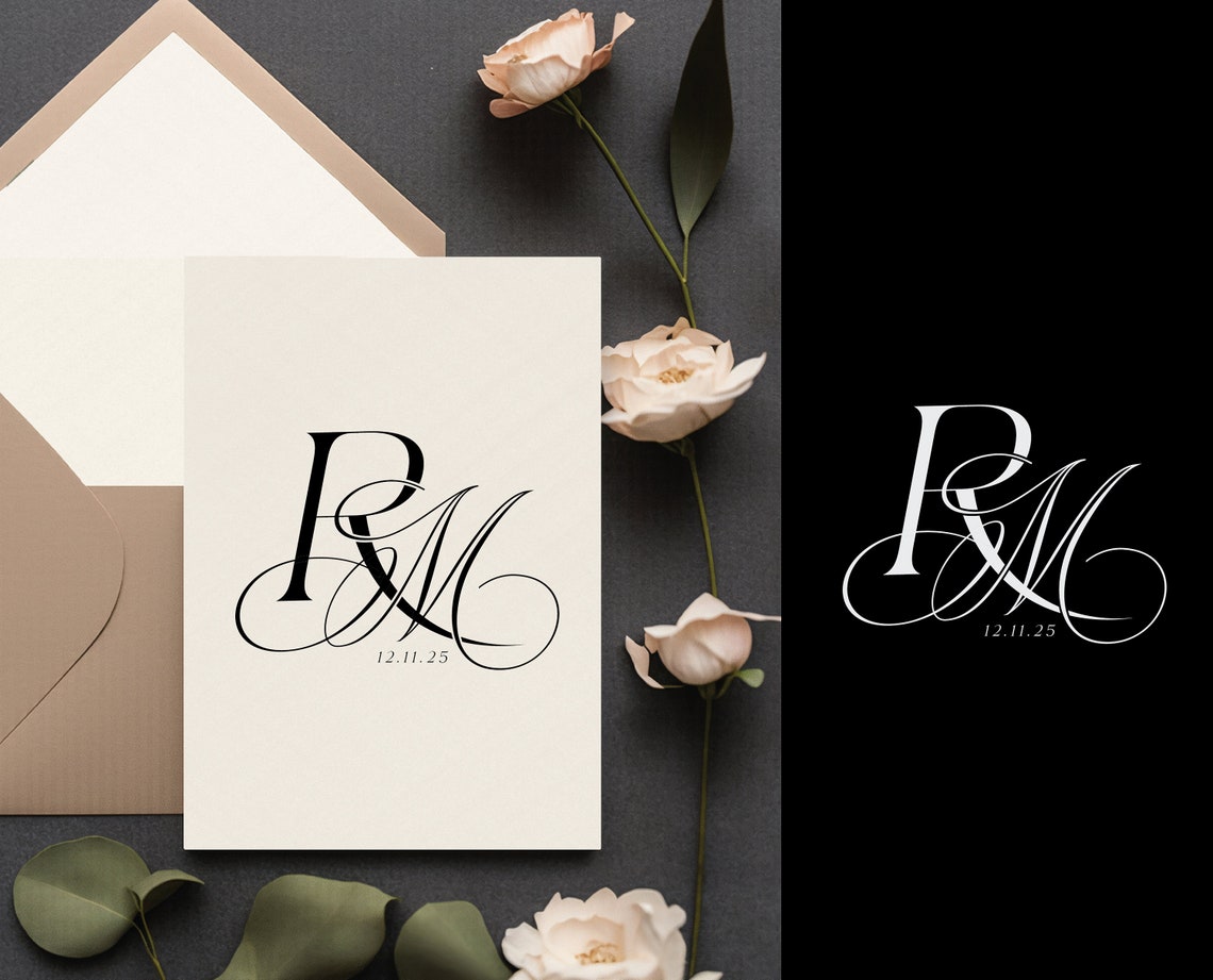 Wedding Logo, Wedding Logo Design, Custom Wedding Logo, Wedding ...