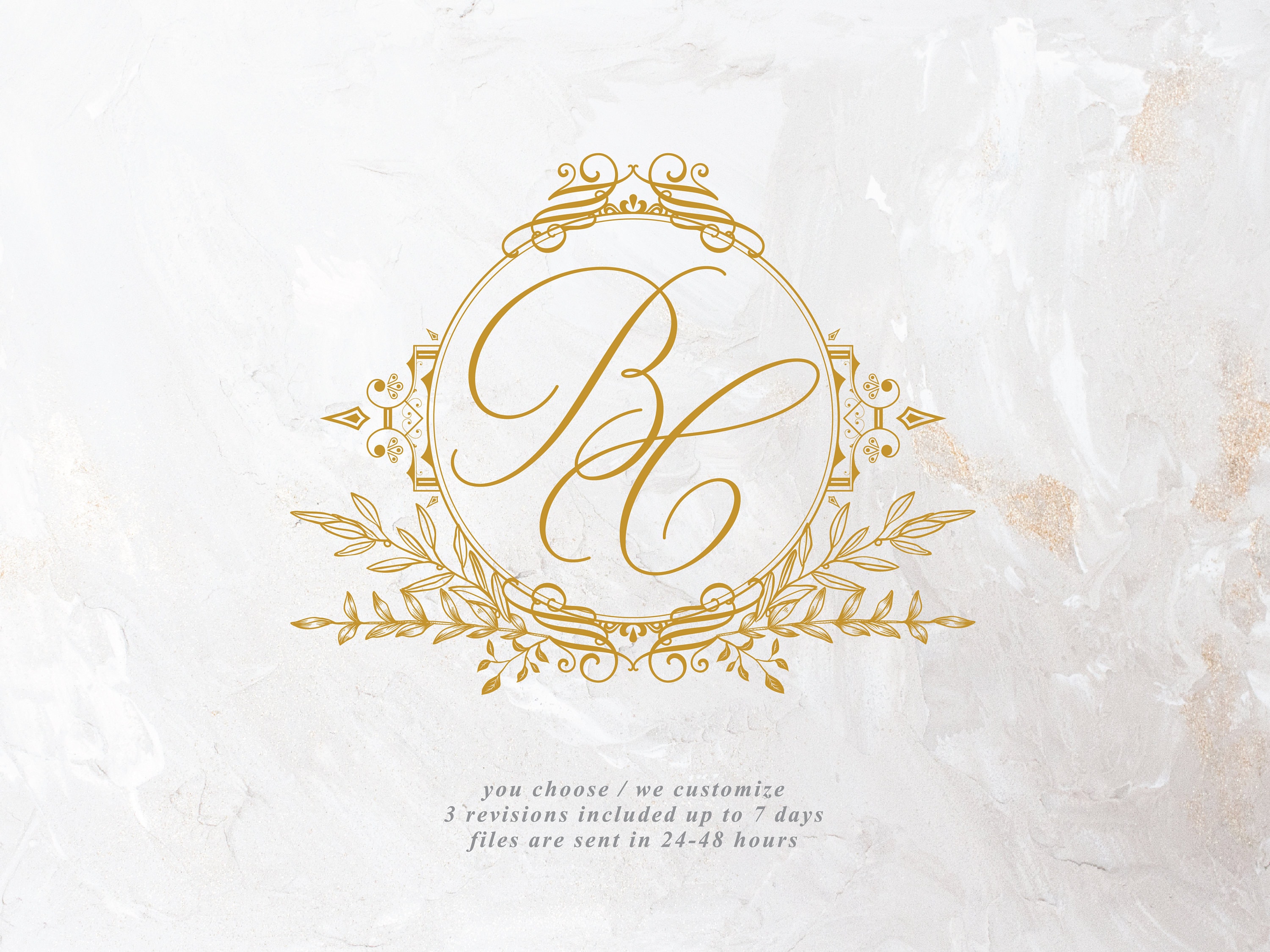 Wedding Logo Wedding Monogram Wedding Monogram Logo Luxury | Etsy