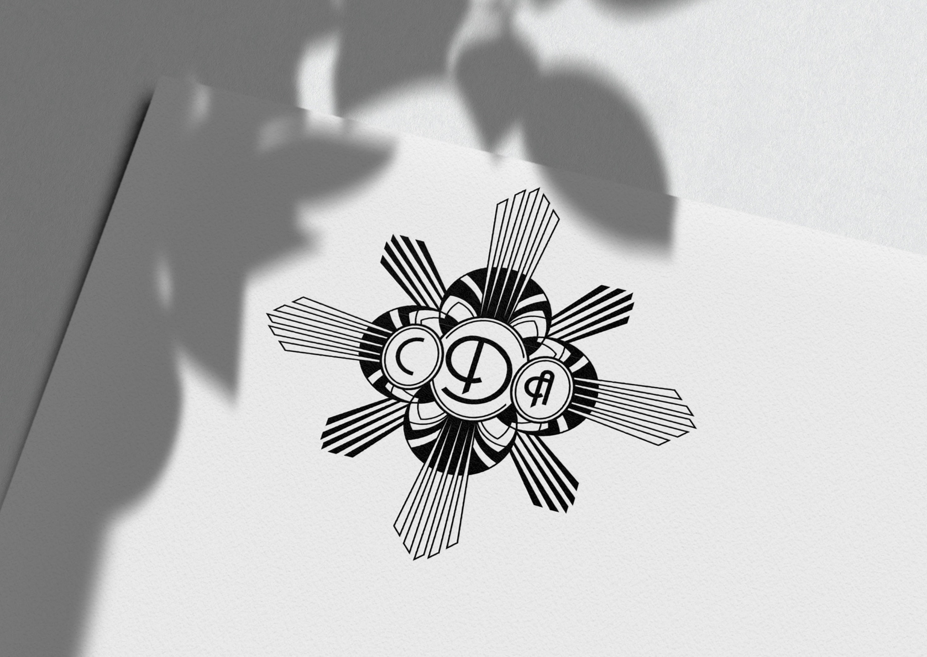 Art Deco Wedding Logo Great Gatsby Wedding Monogram Art Deco - Etsy