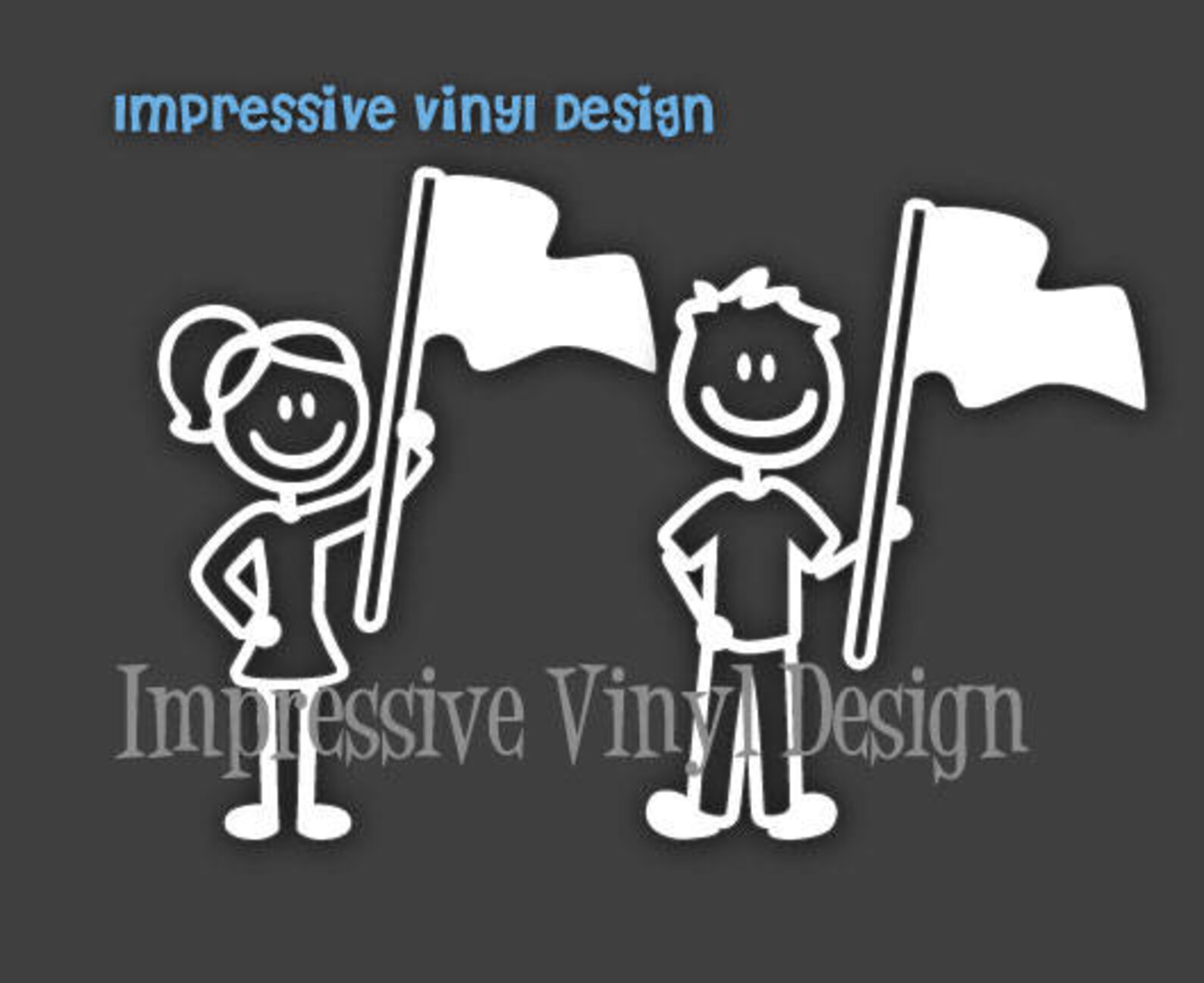 Color Guard Marching Band Stick Family Custom Cut Vinyl Decal Sticker ...