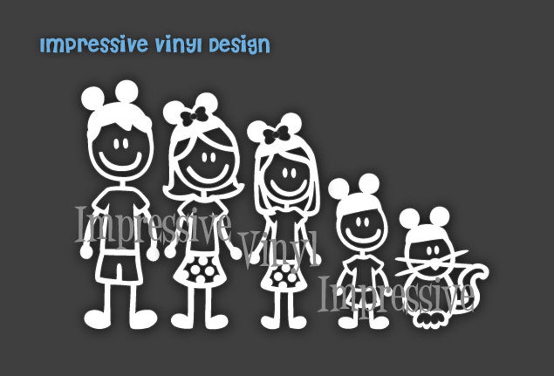 Stick Family Custom Vinyl Vacation Decal Sticker Truck Car Vehicle Auto ...