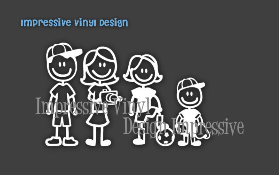 Stick Family Custom Vinyl Sport Lover Decal Sticker Truck Car Vehicle ...