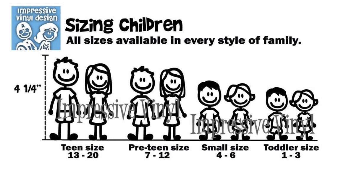 Custom Angel Vinyl Family Decal Sticker You Choose the Figures You Want ...