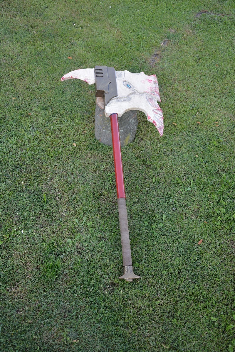MADE TO ORDER Warhammer 40.000 Khorne Berserker Axe for Cosplay Larp ...