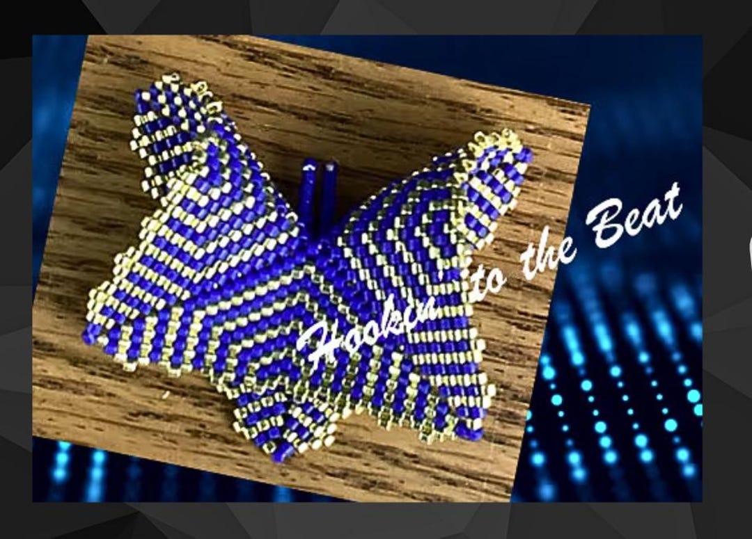 3D Peyote Butterfly - Swirly Gig 12 - Digital Download - Etsy
