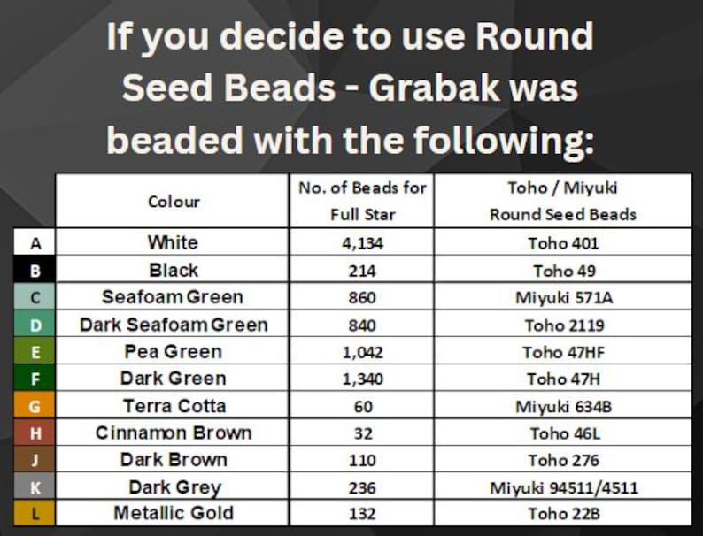 3D Peyote Star - Grabak the Dragon - Digital Download (17 Pages) - Etsy