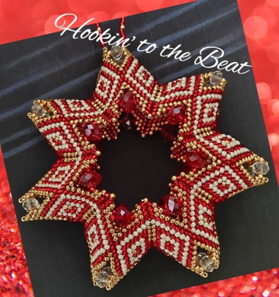 Celestial Red & Gold 7-point Star Digital Download - Etsy