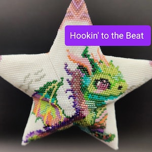 3D Peyote Star - Mythos the Dragon - Digital Download (star Shown Made ...