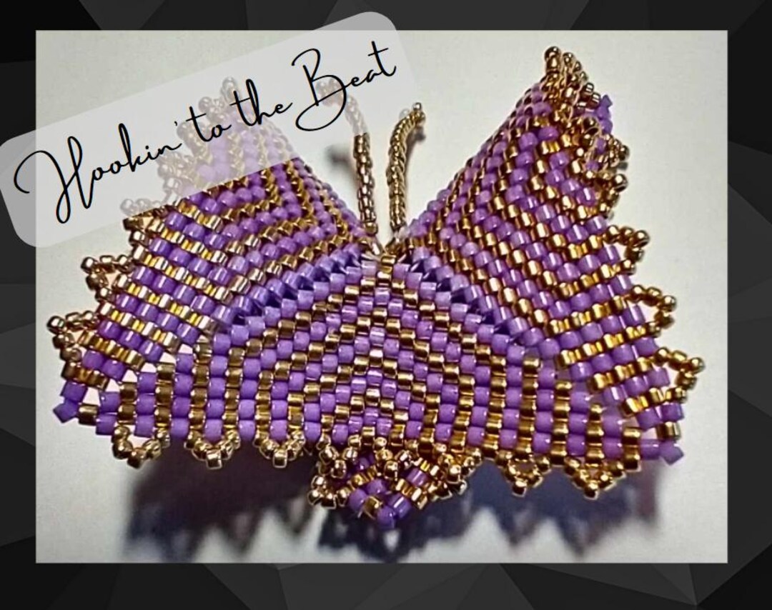 3D Peyote Butterfly - Swirly Gig 13 - Digital Download - Etsy