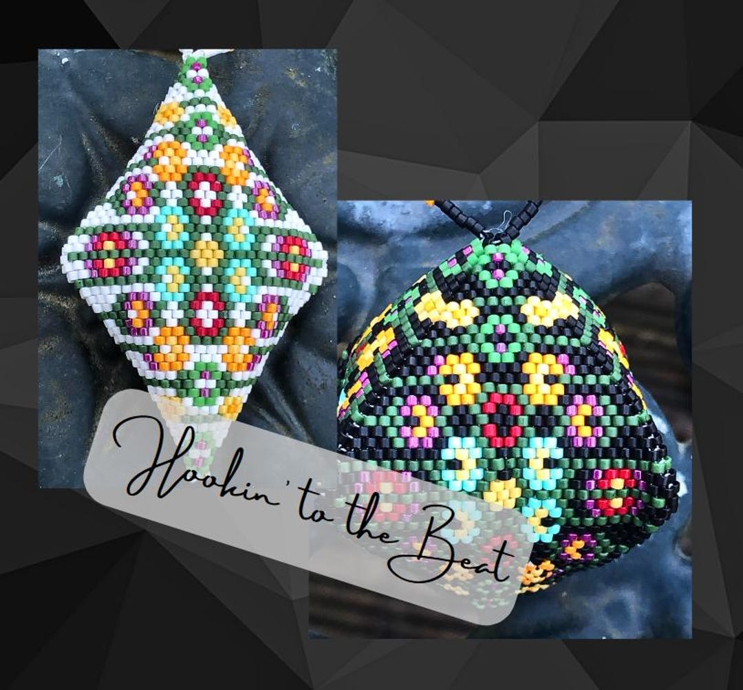3D Peyote Podshape - Piccioli Fiori Pod 2-pod Set - Digital Download - Etsy