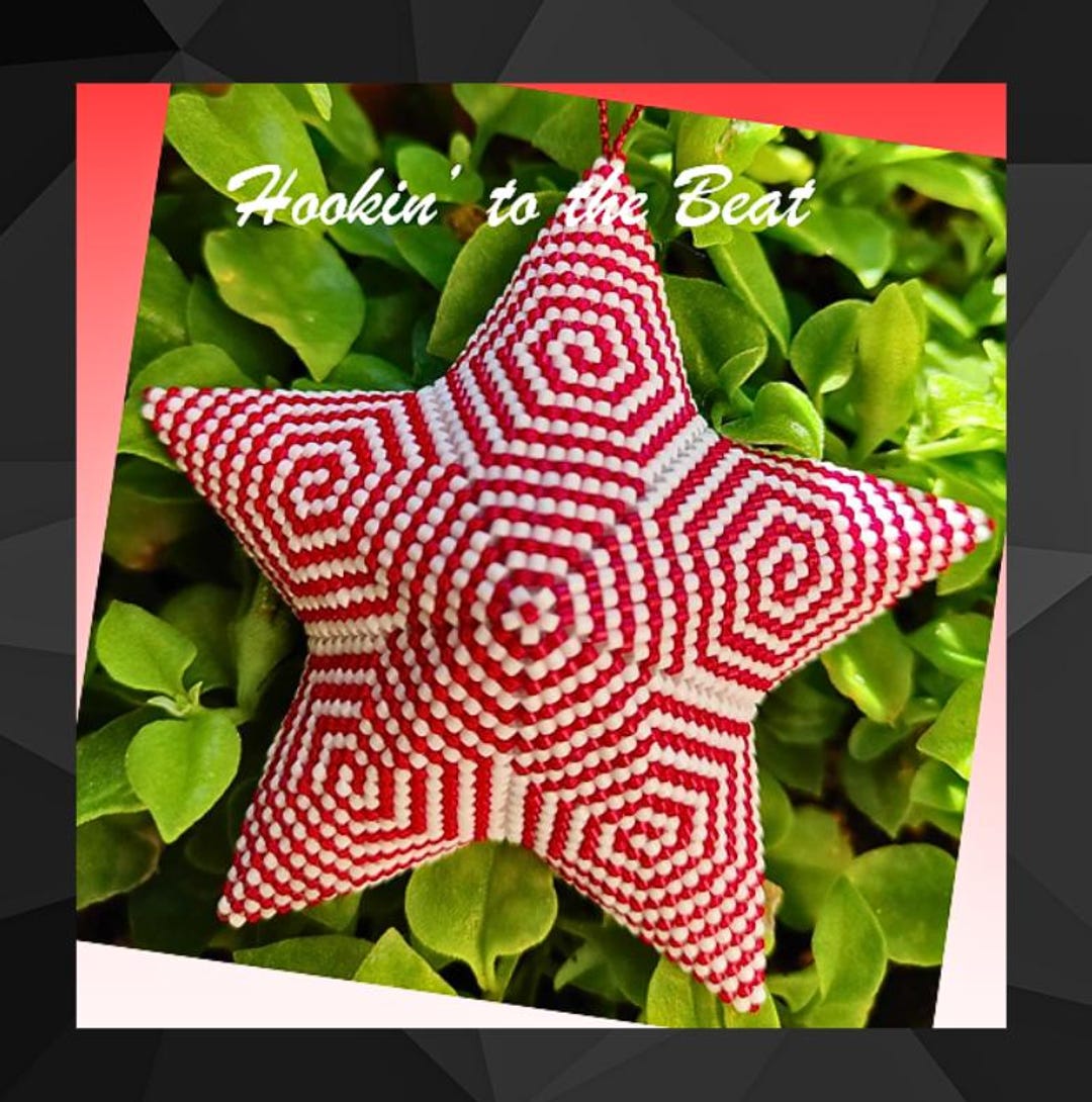 3D Peyote Star - Swirly Gig Star 7 - Digital Download - Etsy