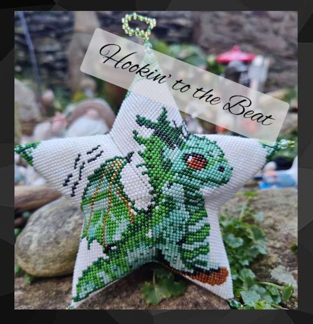 3D Peyote Star - Grabak the Dragon - Digital Download (17 Pages) - Etsy