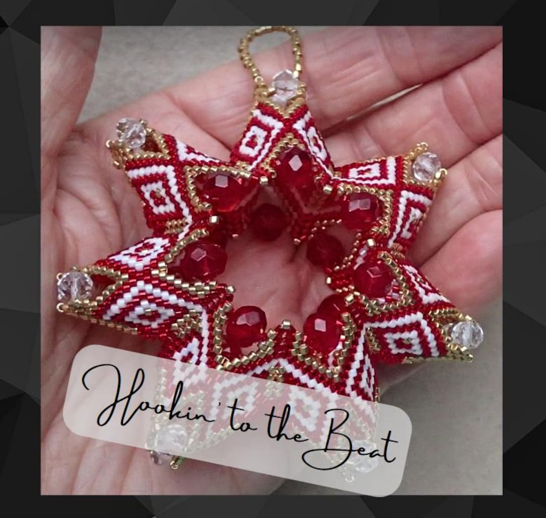 Celestial Red & Gold 7-point Star - Digital Download - Etsy