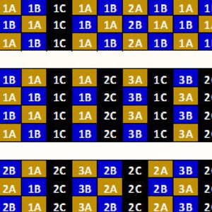 3D Peyote Star Xmas Fair Isle 8 Digital Download - Etsy