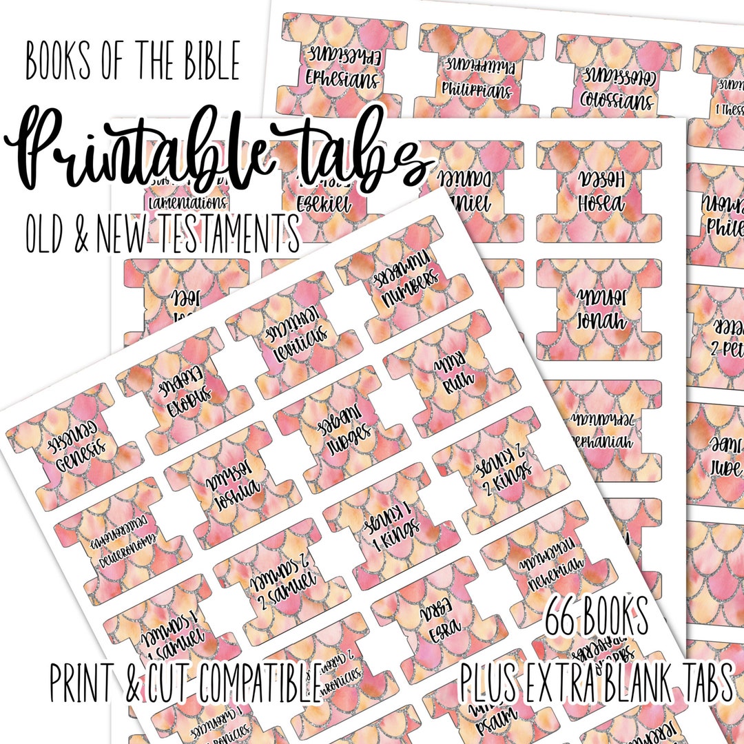 Bible Tabs Printable Bible Tabs Bible Journaling Tabs Bible Journaling ...