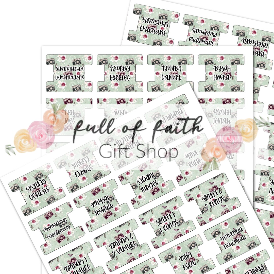 Bible Tabs Printable Bible Tabs Bible Journaling Tabs - Etsy Canada