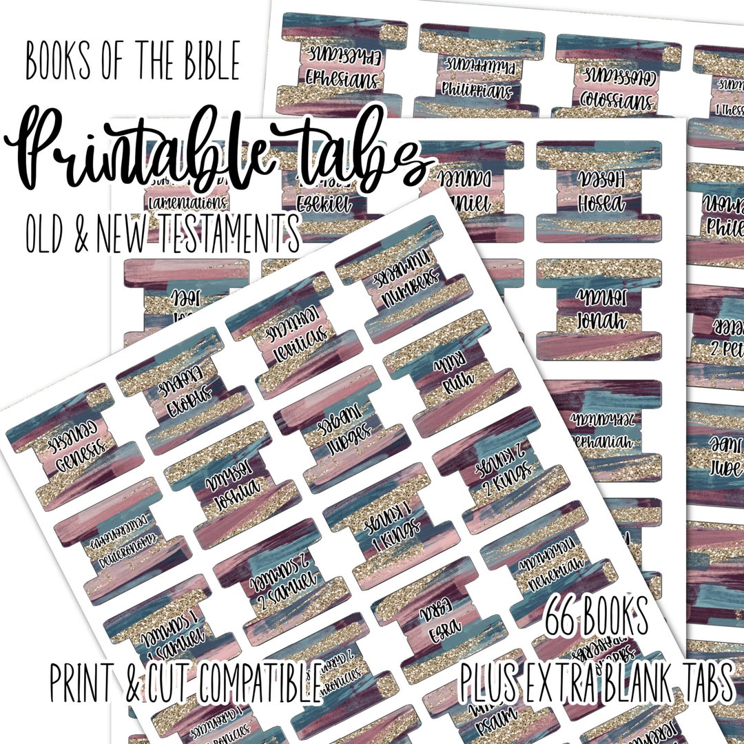 Bible Tabs Printable Bible Tabs Bible Journaling Tabs Bible Journaling ...