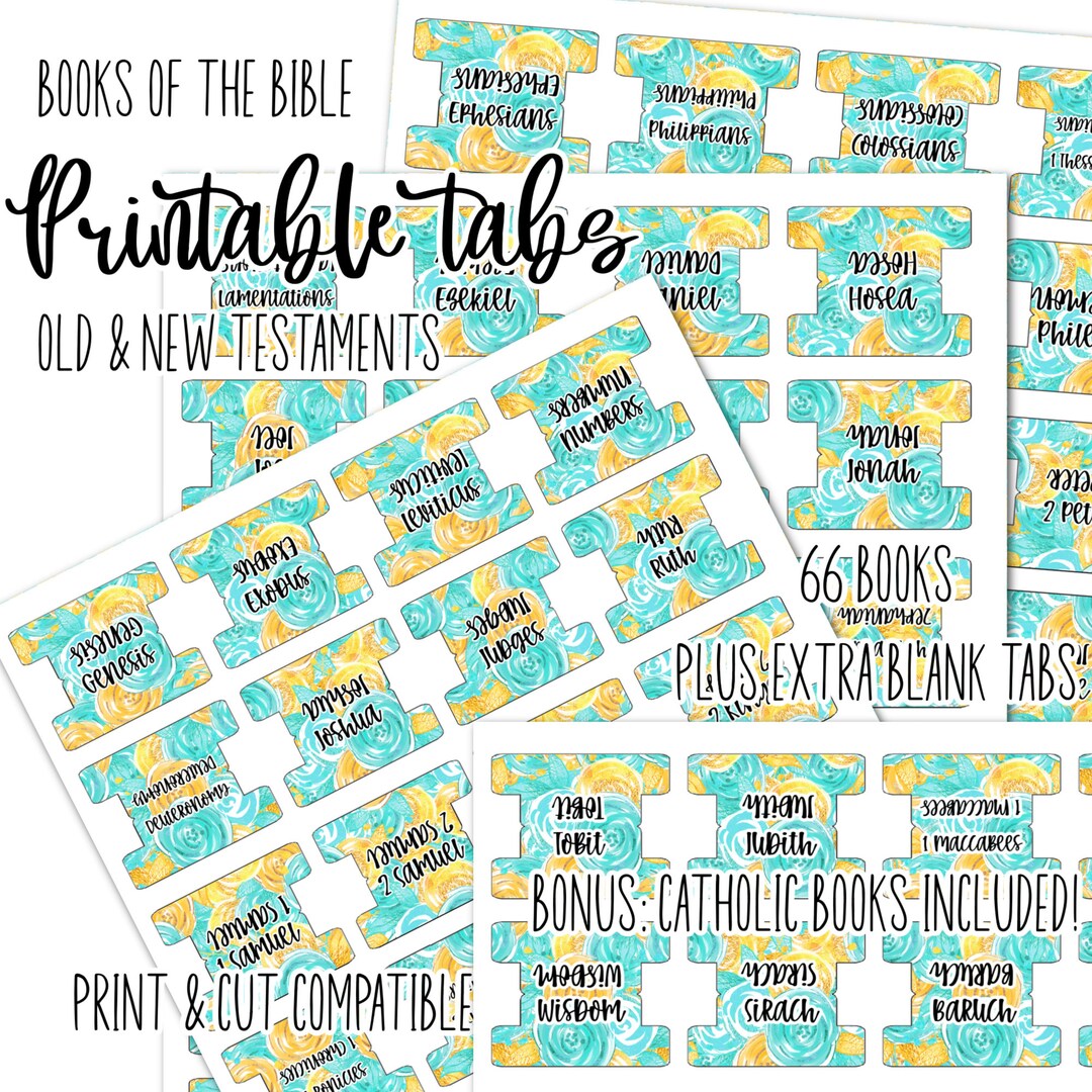 Bible Tabs Printable Bible Tabs Bible Journaling Tabs Bible Journaling ...