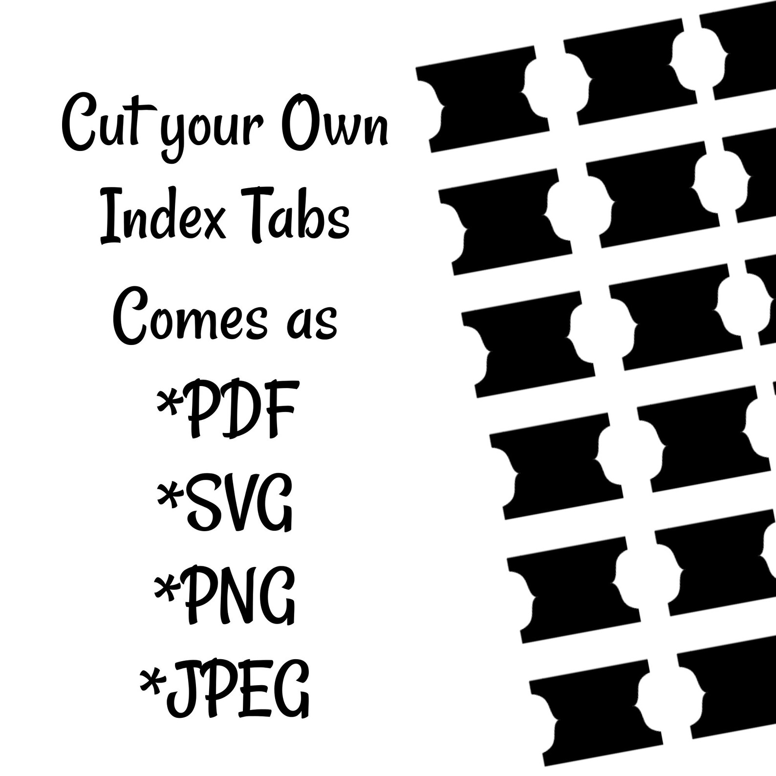 SVG Bible Tabs File Cutting Machine Files SVG PNG Jpeg - Etsy UK