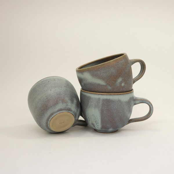 Matte Black Ceramic Mugs - Etsy