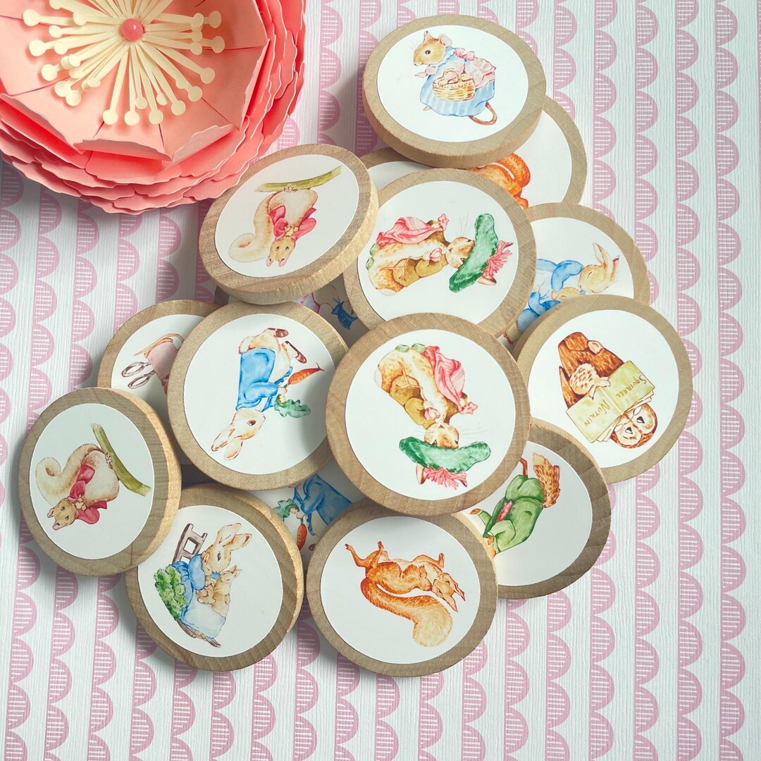 Beatrix Potter Memory Matching Game – Handmade & Eco-friendly Gift for ...