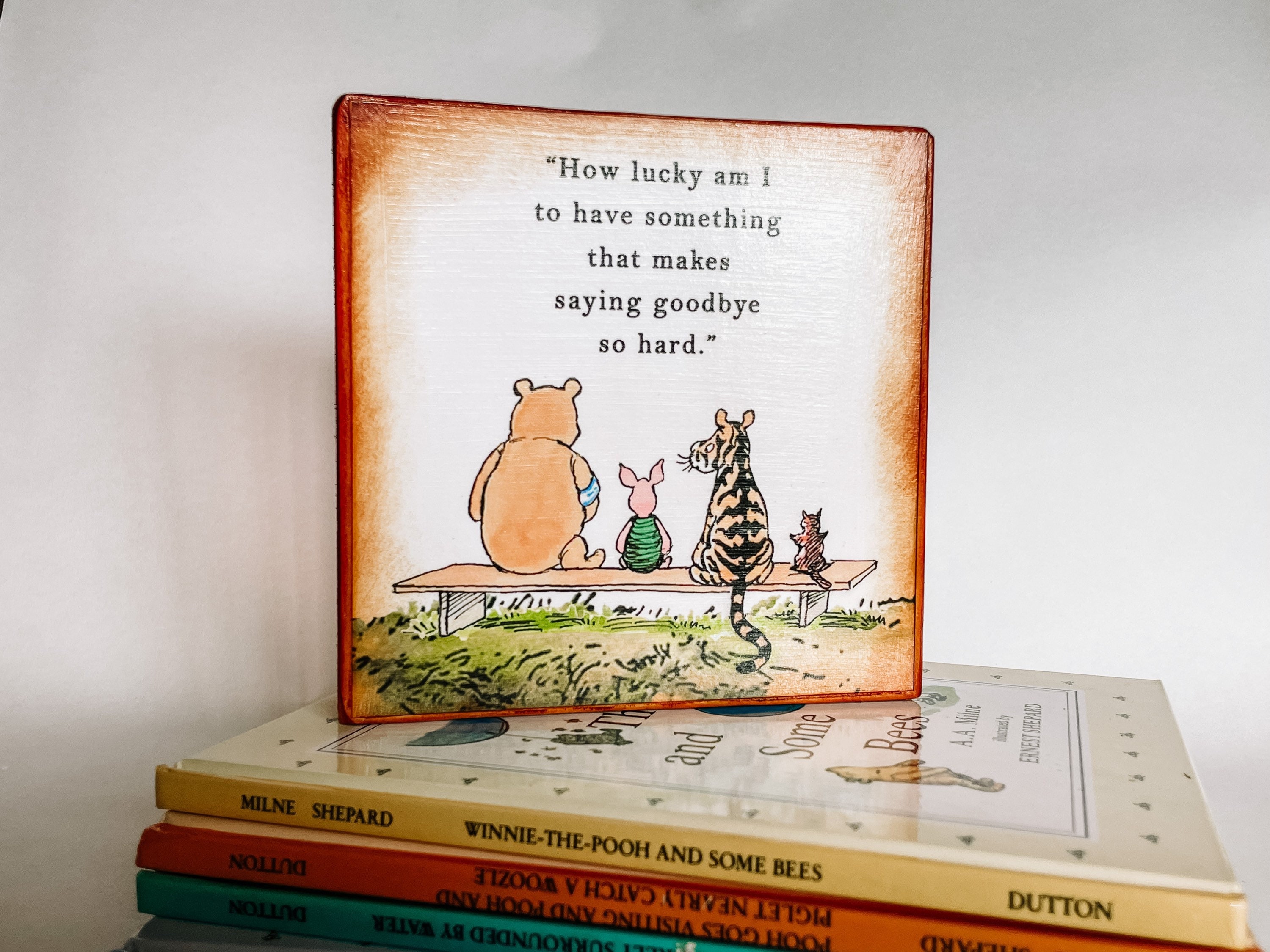 Winnie the Pooh Nursery Sign/ Classic Pooh Bear Baby Shower - Etsy