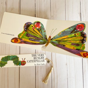 The Very Hungry Caterpillar Book Cover Tote, Reusable Library Bag ...