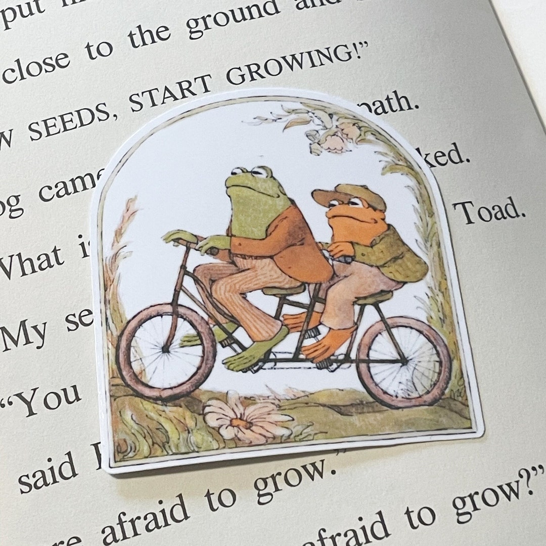 Frog and Toad Sticker - Spring Sticker - Vinyl Sticker - Waterproof ...