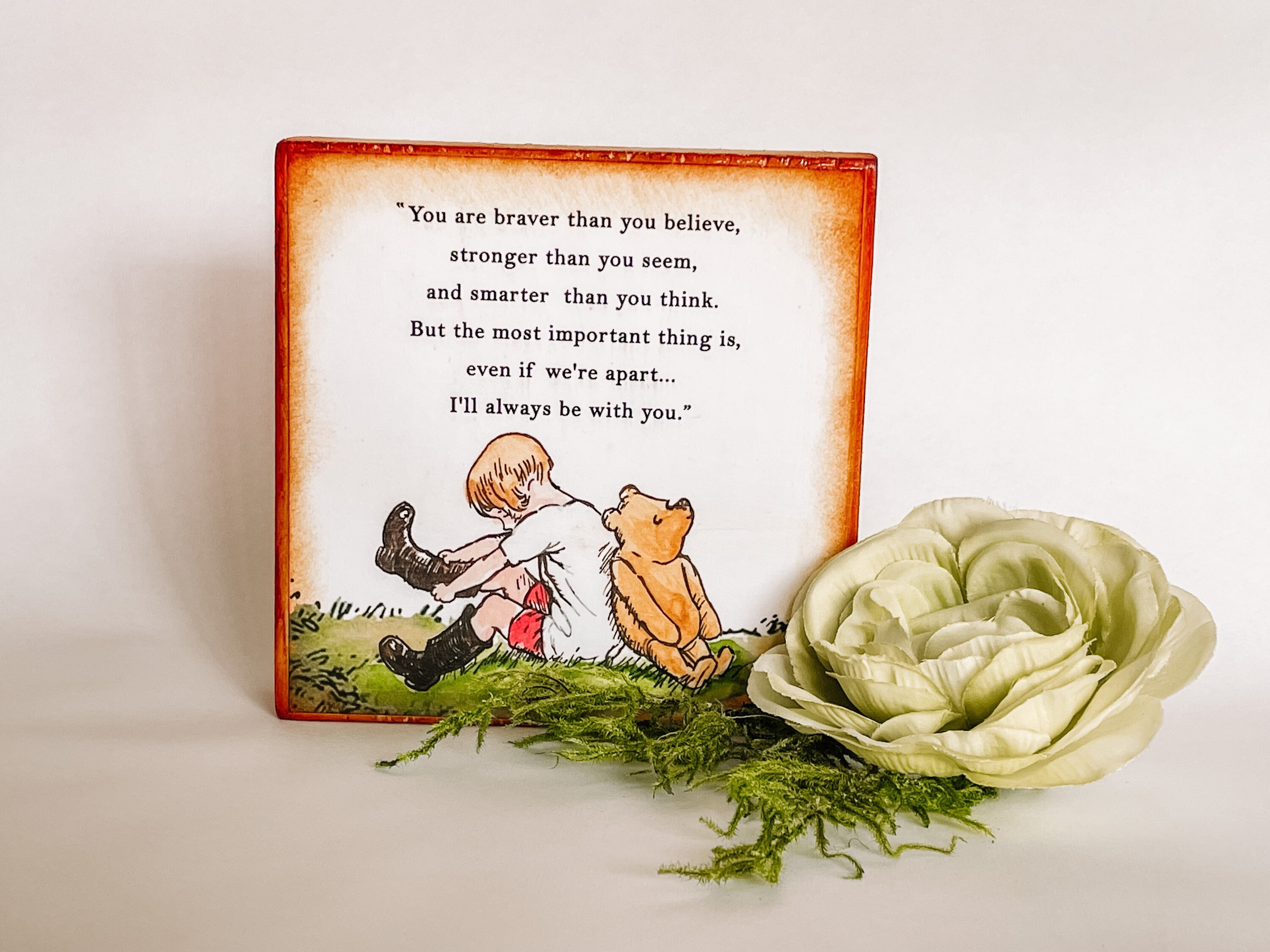 Winnie the Pooh Nursery Sign/ Classic Pooh Bear Baby Shower - Etsy