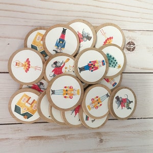 Christmas Nutcracker Matching Game ~holiday Collection ~ Ballerina and ...