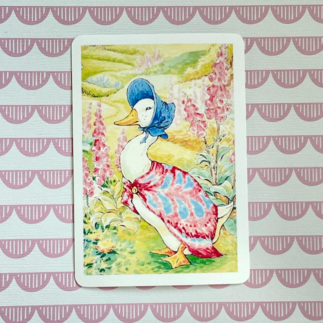 Jemima Puddle-duck Sticker: Beatrix Potter Storybook, Waterproof Vinyl ...
