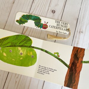 The Very Hungry Caterpillar Book Cover Tote, Reusable Library Bag ...