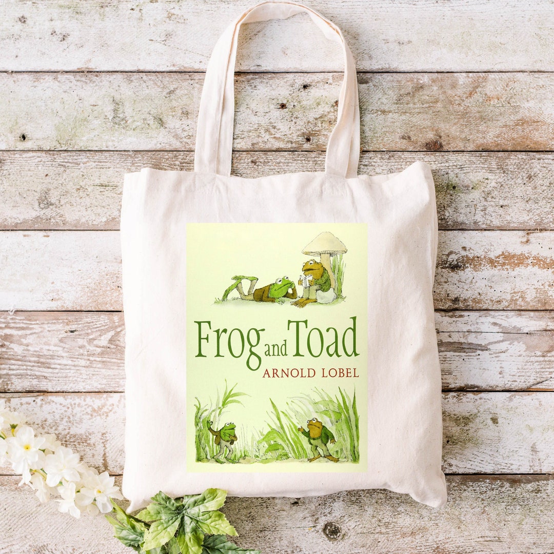 Frog and Toad Tote Bag , Reusable Library Bag, Children Storybooks ...