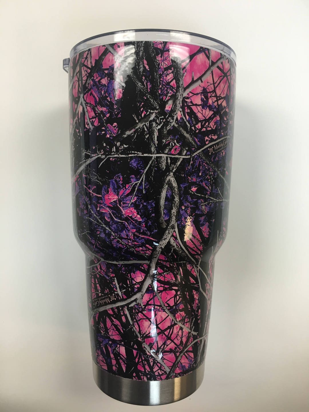 20 Oz Muddy Girl Stainless Steel Tumbler With Lid-double-wall Insulated ...