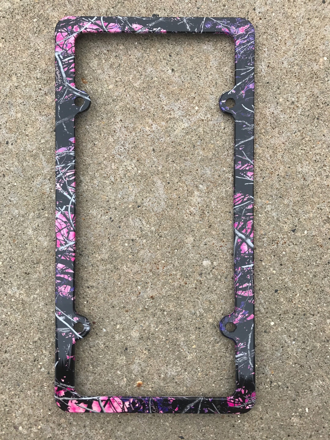 Moonshine Camo (muddy Girl) License Plate Frame - Legal in All 50 ...