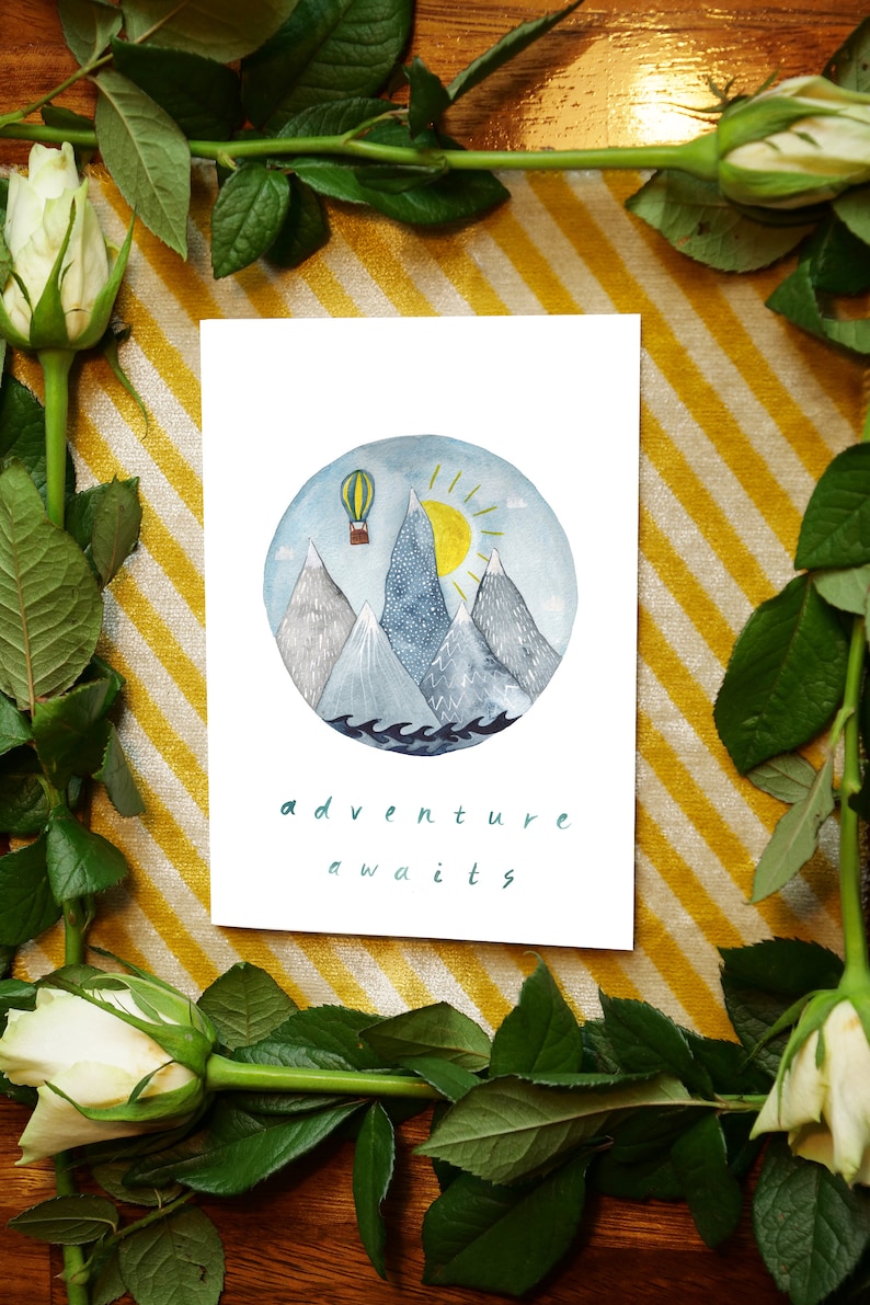 Adventure Awaits Card for Graduation Retirement Moving and - Etsy