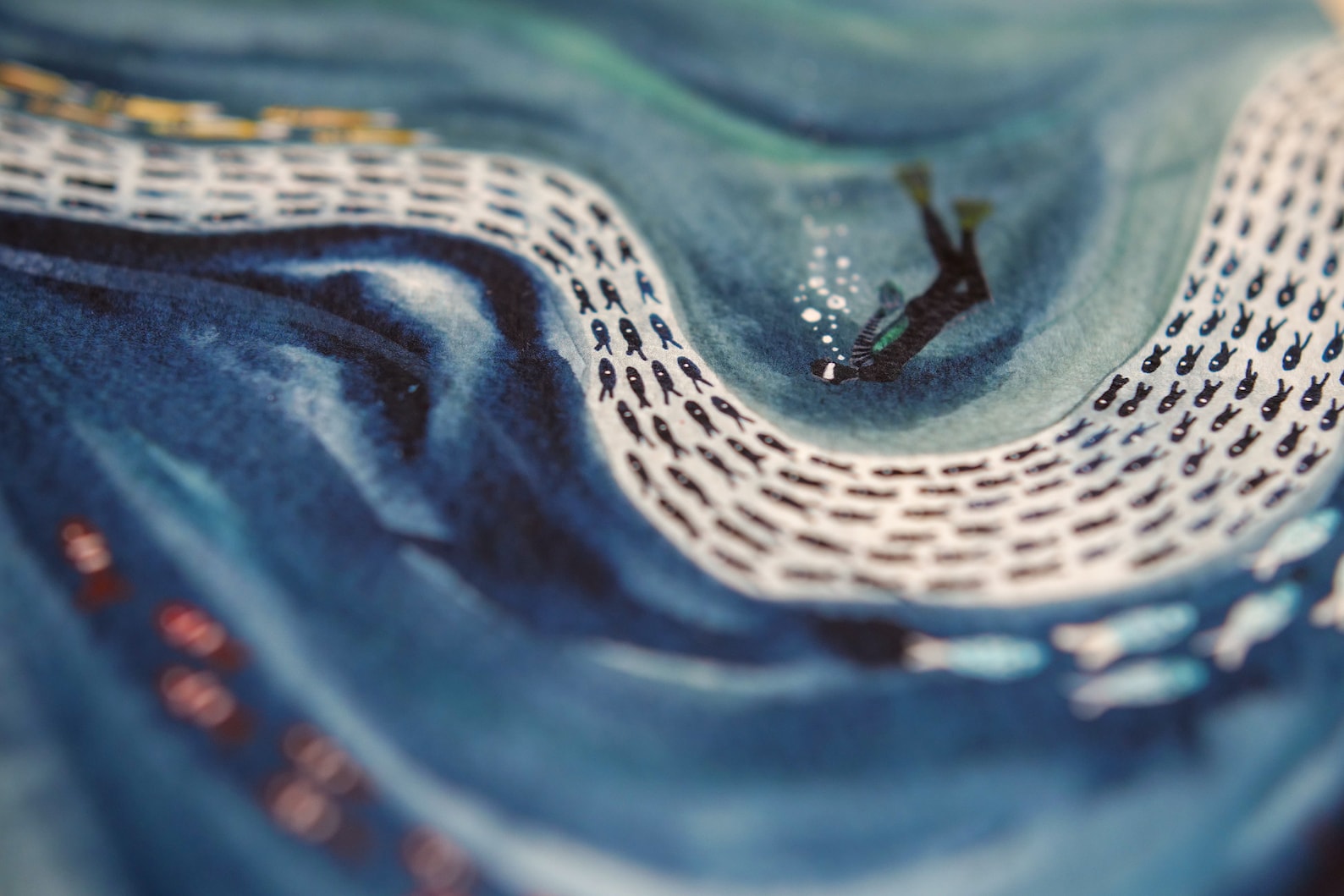 Diver Wall Art // Scuba Diving Print Explore the World - Etsy UK