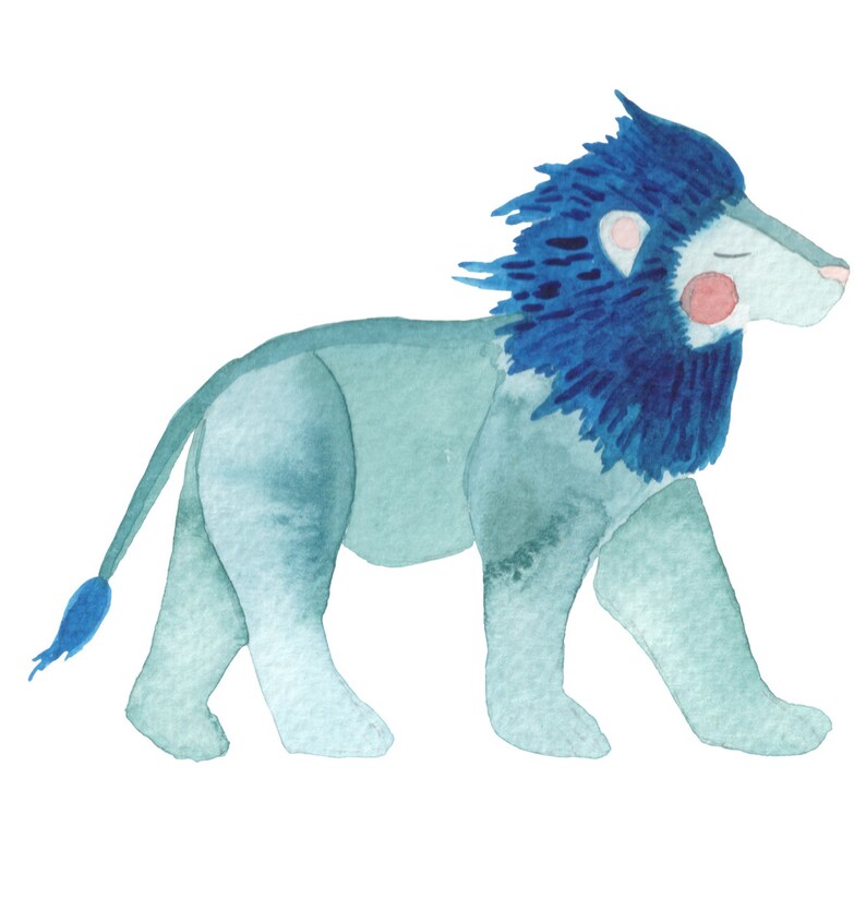 SALE Be Brave Lion Card - Get Well Soon! - Etsy