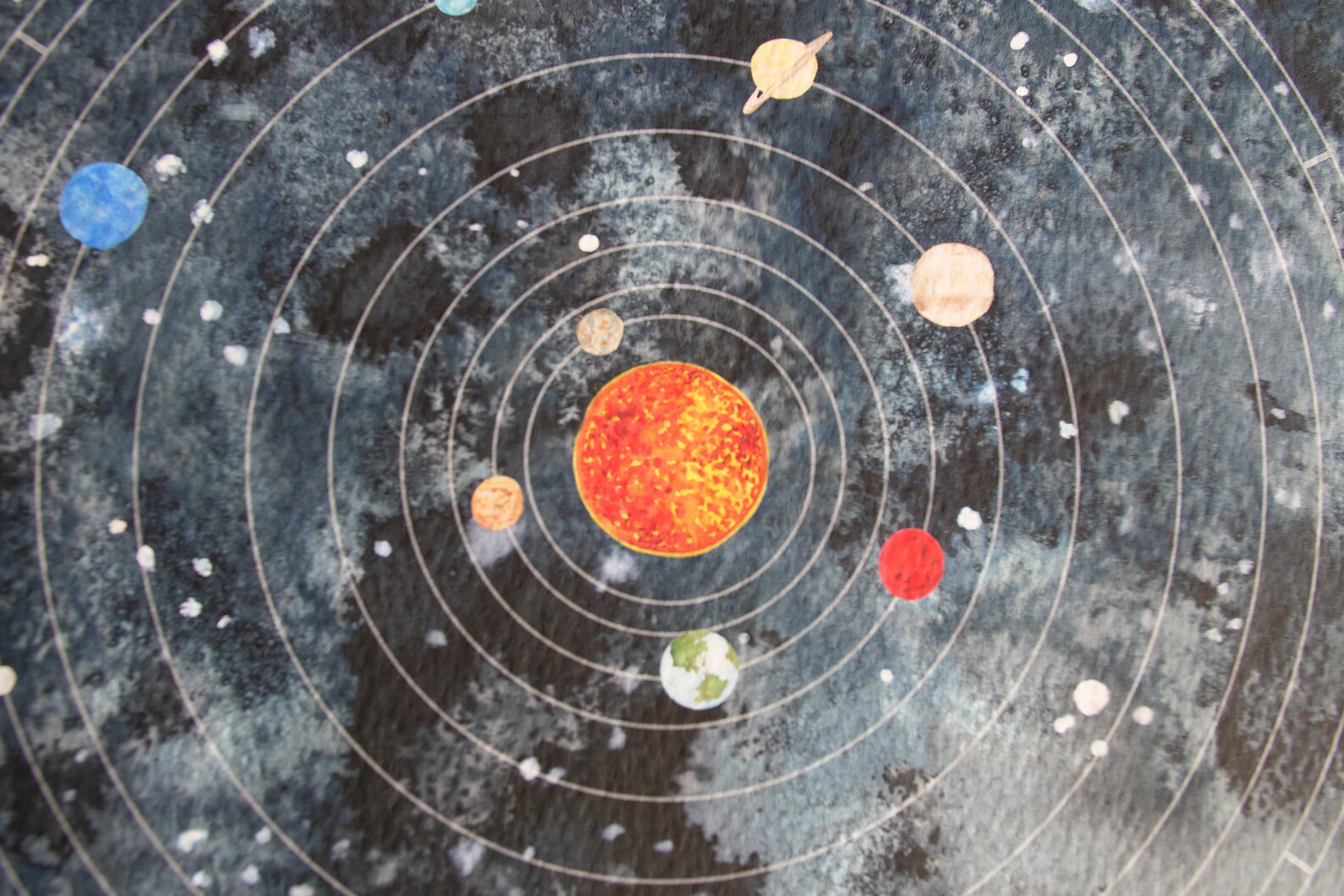 Celestial Solar System Illustration for the Stargazer | Etsy