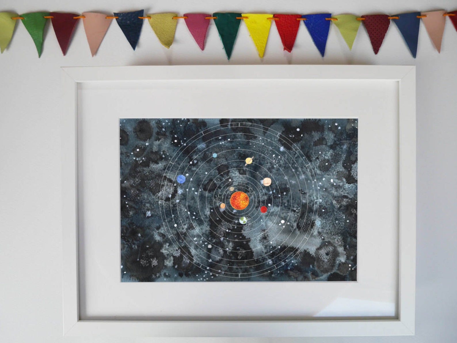 Celestial Solar System Illustration for the Stargazer - Etsy